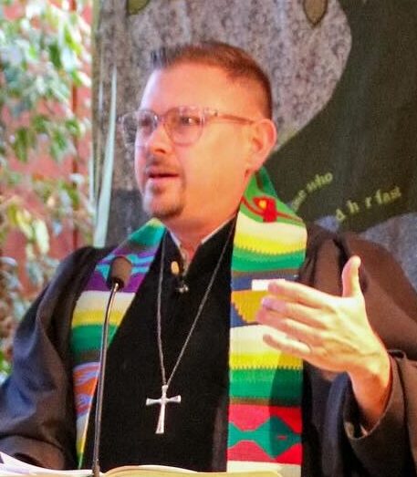 Pastor Brian_Lectern | First Presbyterian Church of San Bernardino
