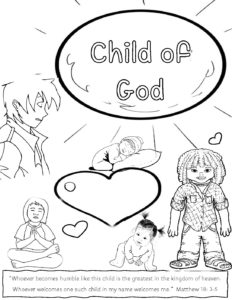 Child of God Coloring | First Presbyterian Church of San Bernardino